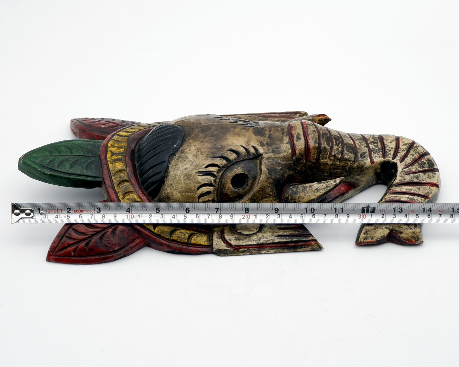 Shaman Hindu Ganpati Elephant Wood Wall Mask Vintage Hand - Etsy