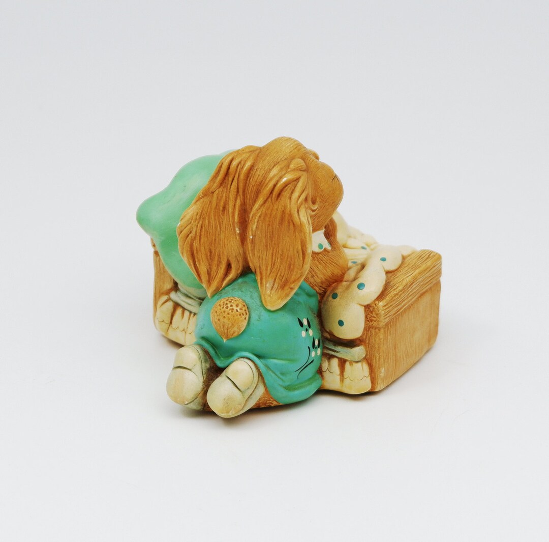 Pendelfin Rabbit "victoria" Vintage Stone Craft Bunny Ornament - Hand ...