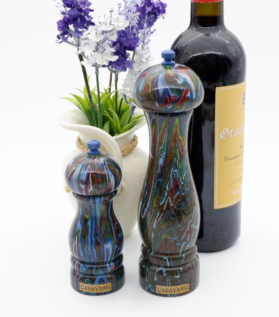 Salt and Pepper Grinders Manufactured From Hardwood With Ceramic ...