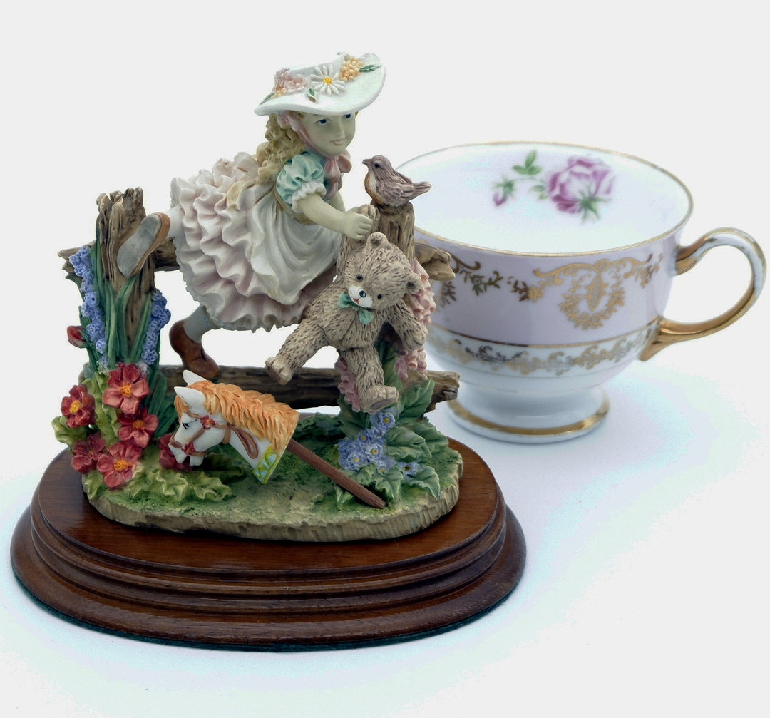 Leonardo Fiona Figurine Girl Playing Outside With Toys Porcelain Hand ...