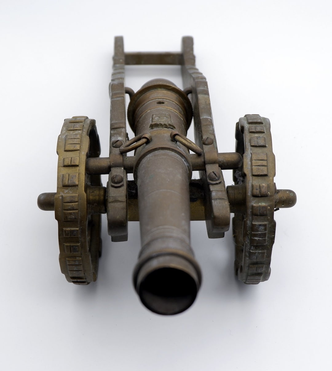 Large Vintage Solid Brass Cannon 17th Century Field Artillery Piece ...