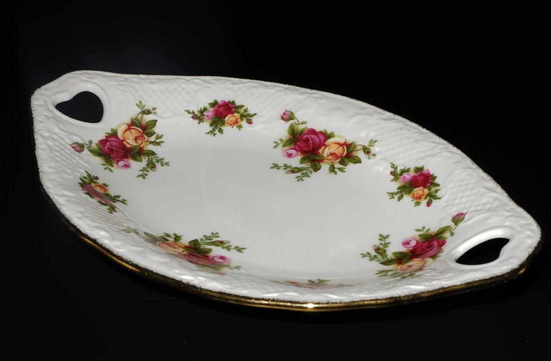 Royal Albert Plate Old Country Roses Vintage Hand Painted Bone China ...