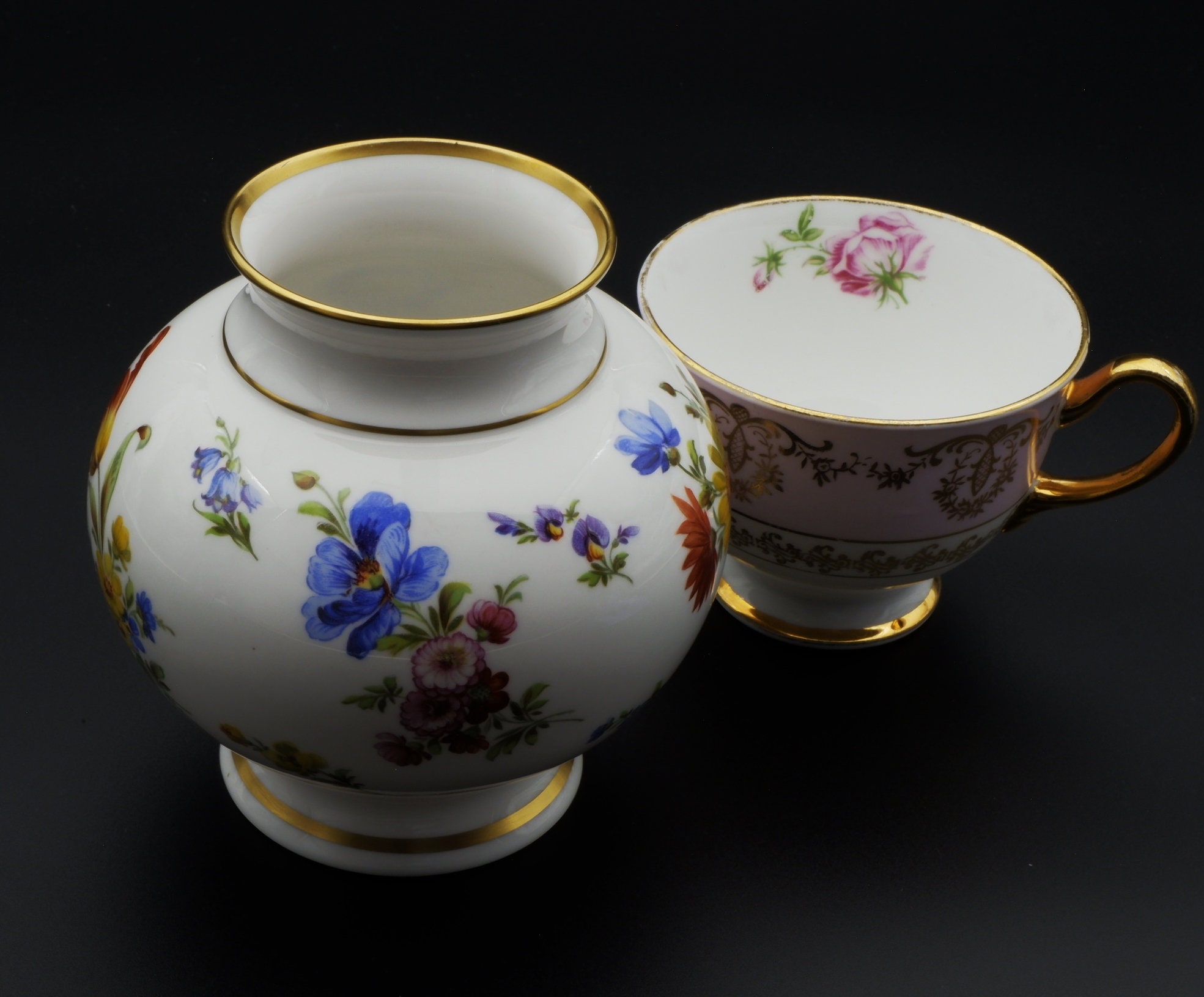 Caverswall Fine Bone China Vase Hand Painted Vintage Vase - Etsy