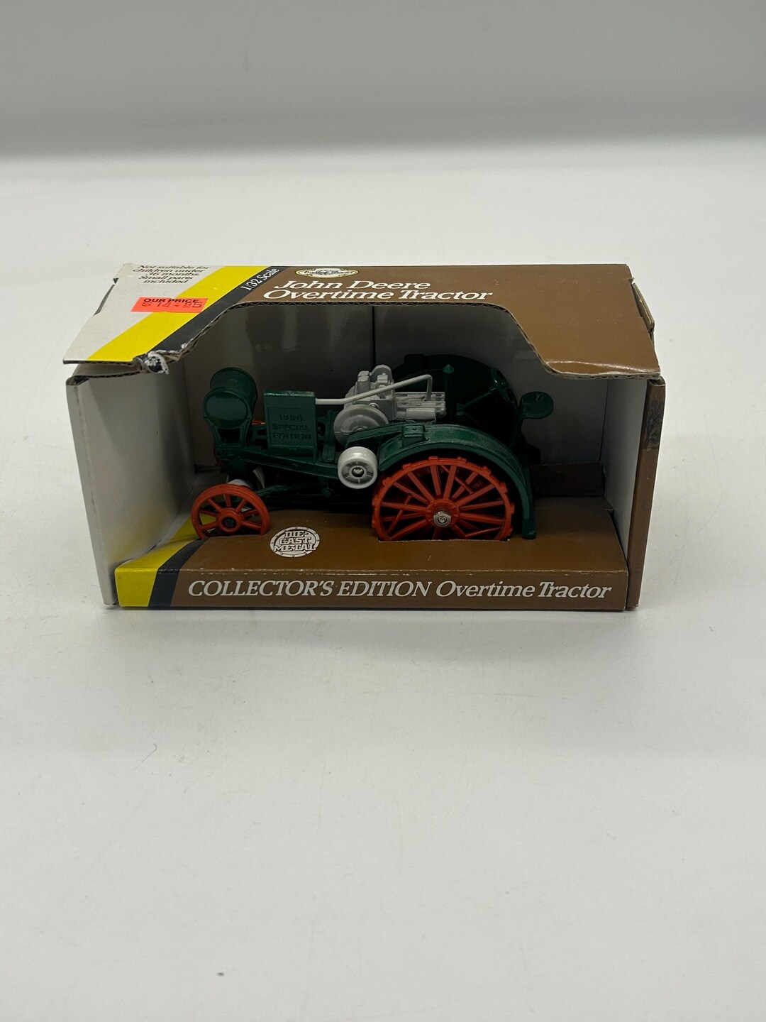 John Deere Overtime Tractor Die Cast Metal Tractor in Original ...