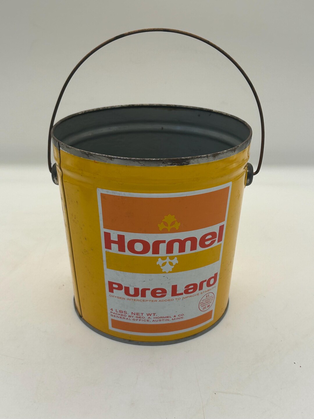 Hormel Pure Lard Austin Minn. Great Colors - Etsy