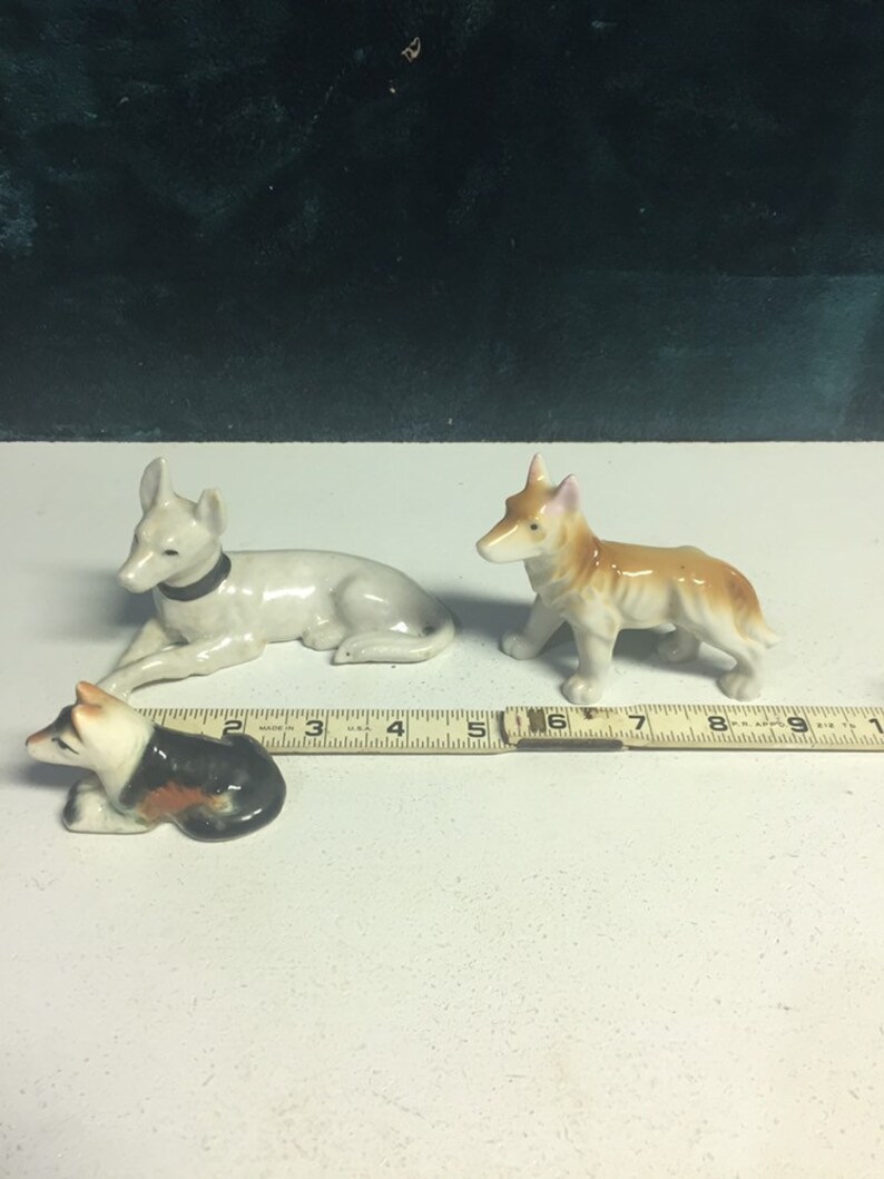 Group of Porcelain Dogs Made in Japan - Etsy