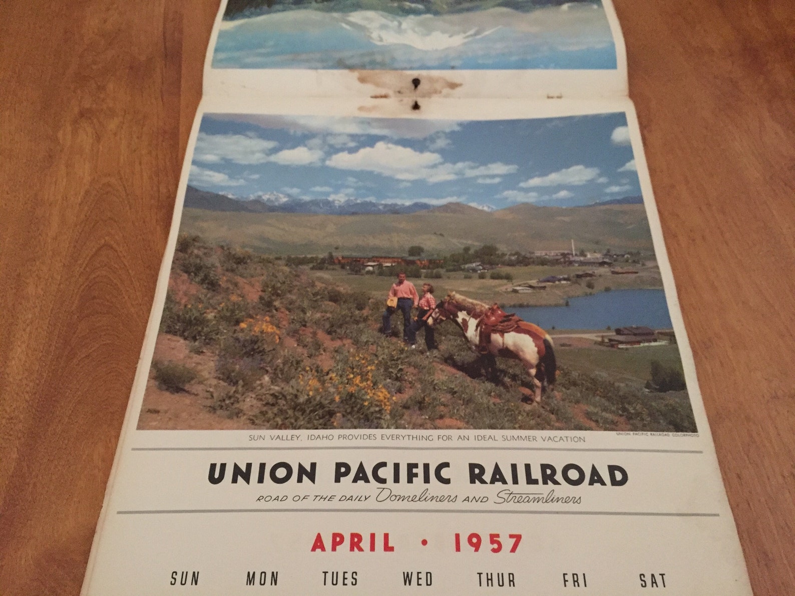 Union Pacific Rail Road Calander 1957 | Etsy