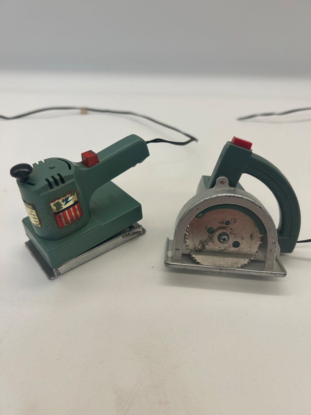 CZ 1969 Toy Power Tool Group Circular Saw and Sander 3423 Made in Hong ...