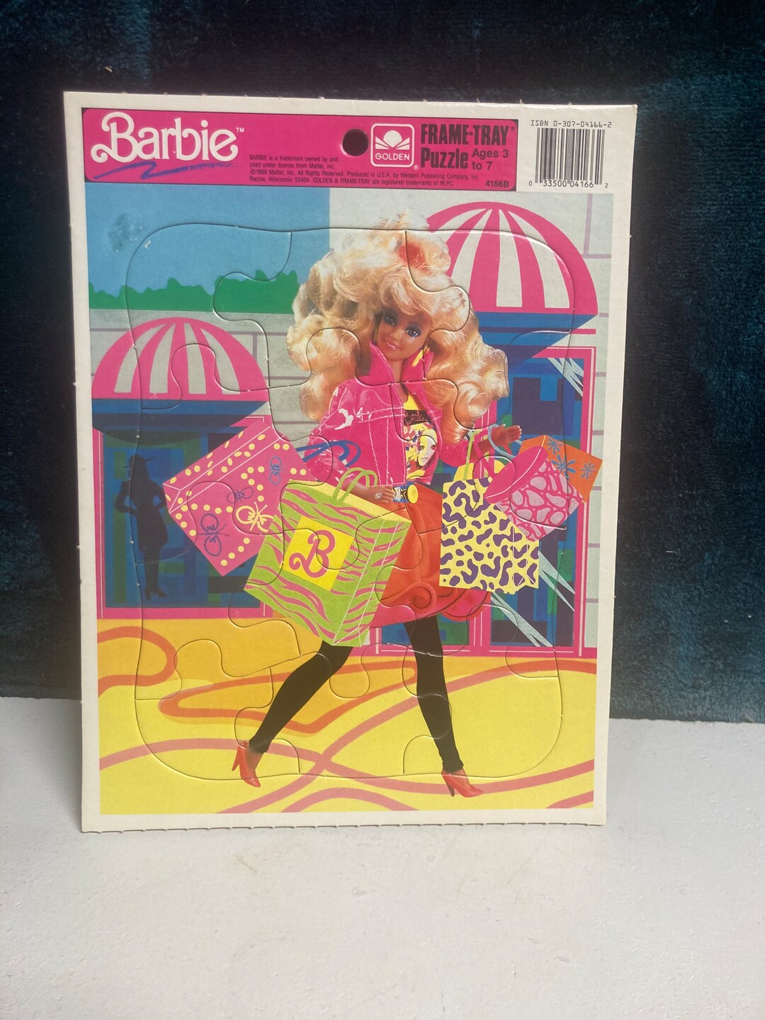 Barbie Golden Frame Tray Puzzle 4166B - Etsy