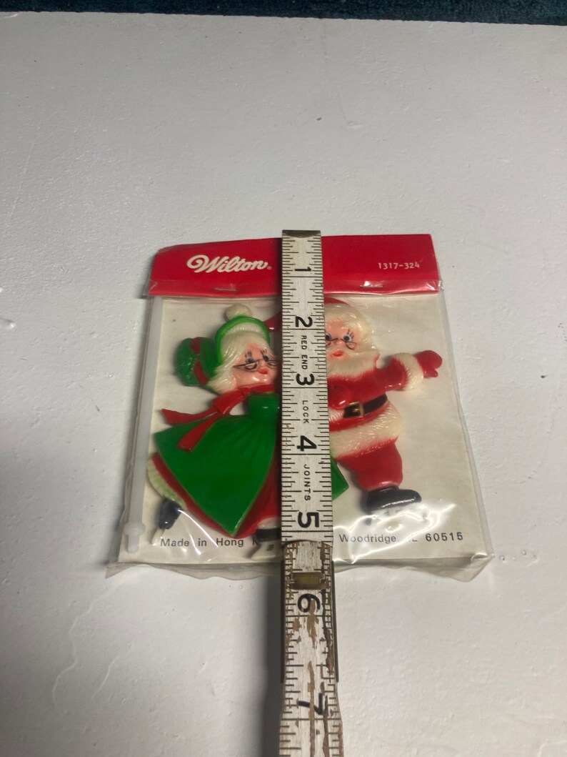 Santa Claus and Mrs Claus New Old Stock Christmas Decoration - Etsy