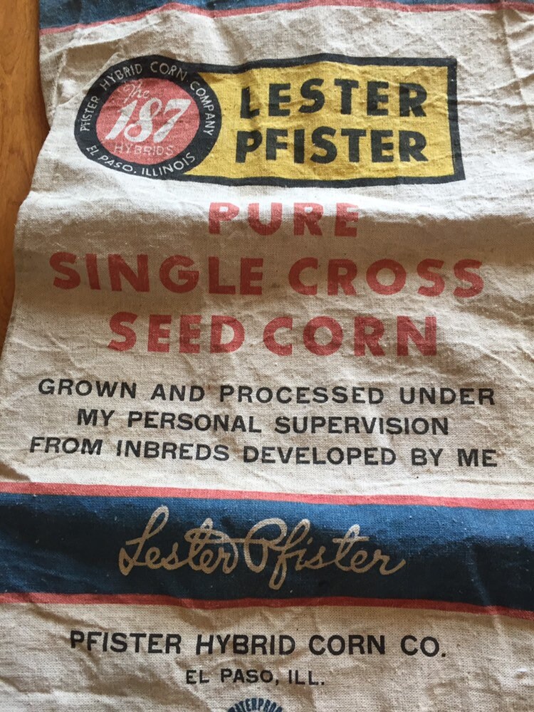 Lester Pfister Pure Single Cross Seed Corn Sack - Etsy