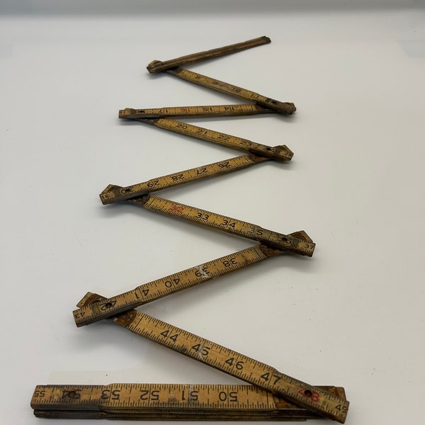 Folding Wood Ruler - Etsy