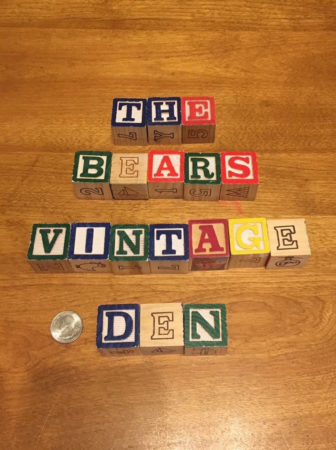 Letter Blocks Price per Block Spell Your Names With Blocks!! - Etsy