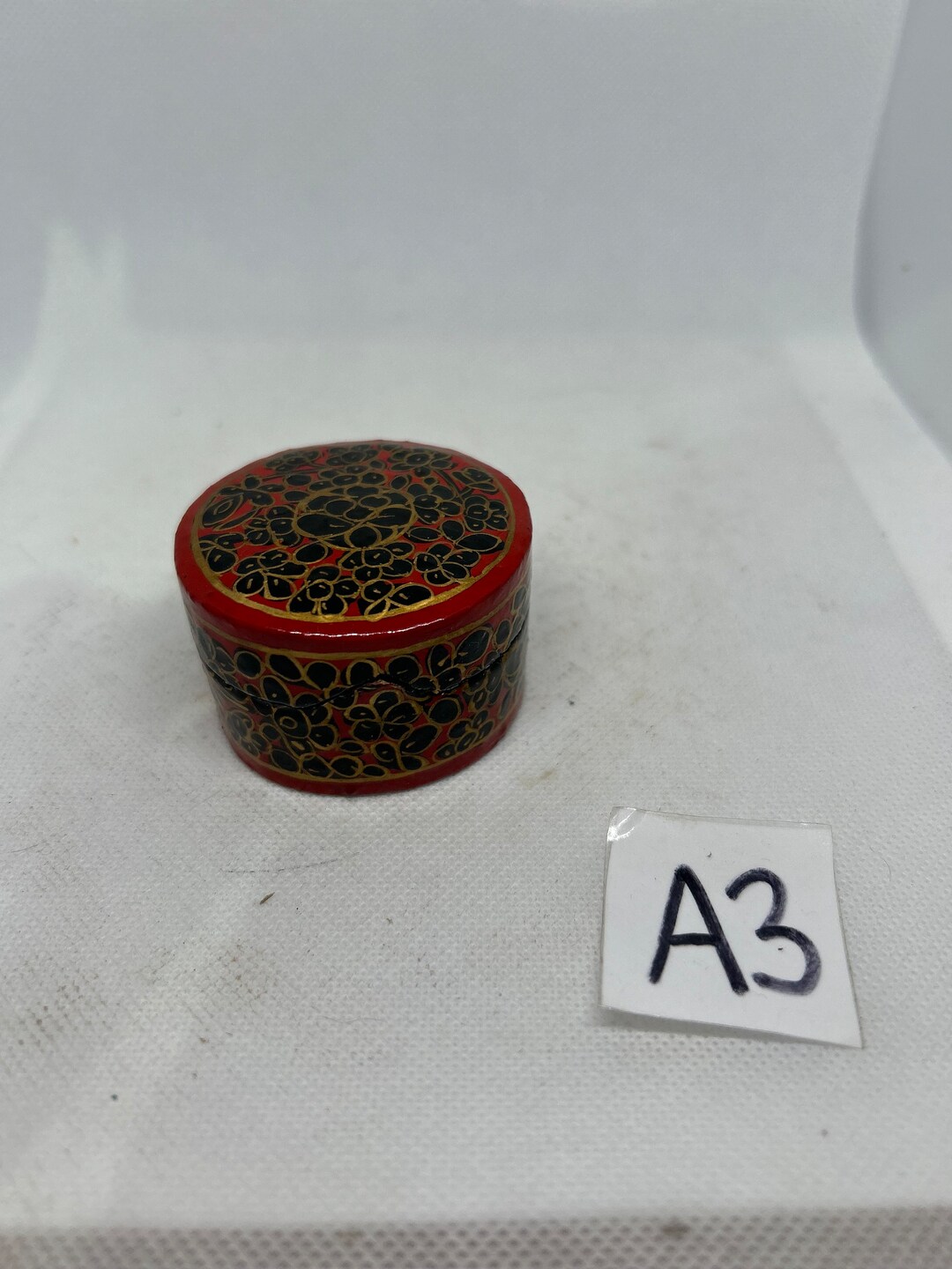 Lacquered Made in Japan Box With Floral Pattern - Etsy