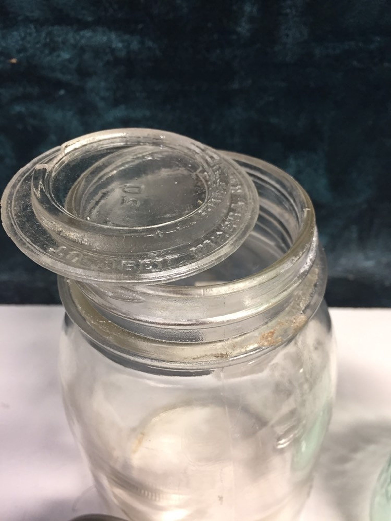 Small Mouth Canning Glass Lids Group of 5 | Etsy