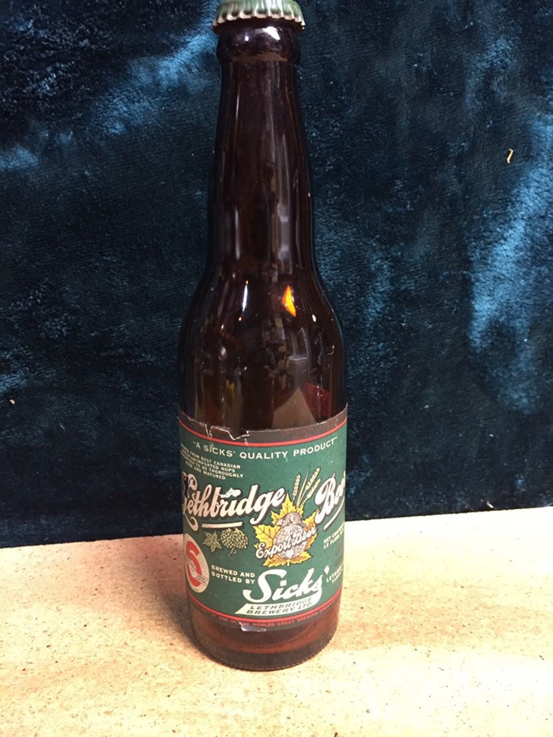 Lethbridge Canada Beer Bottle - Etsy