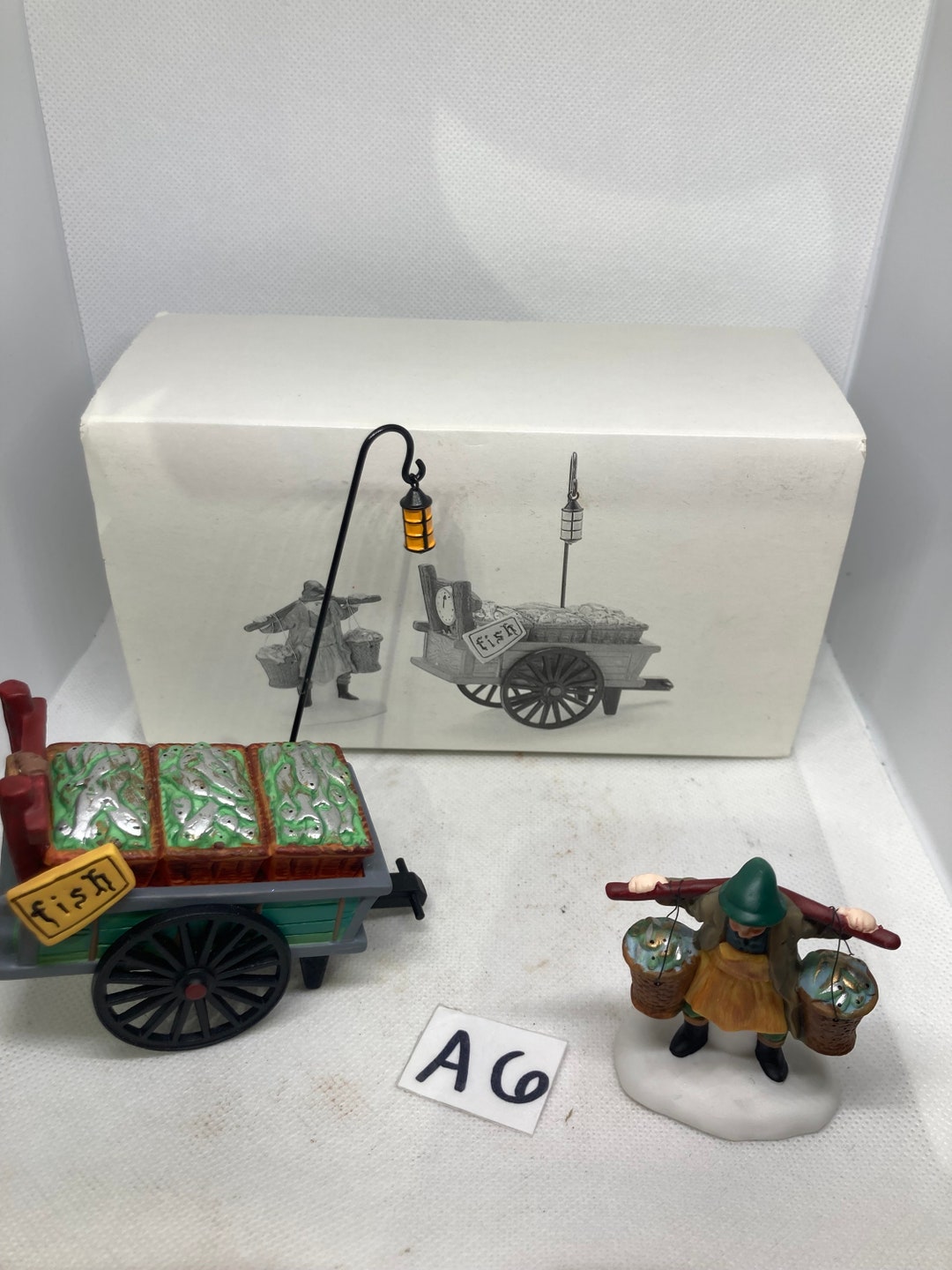 Chelsea Market Fish Monger and Cart Heritage Village Collection ...