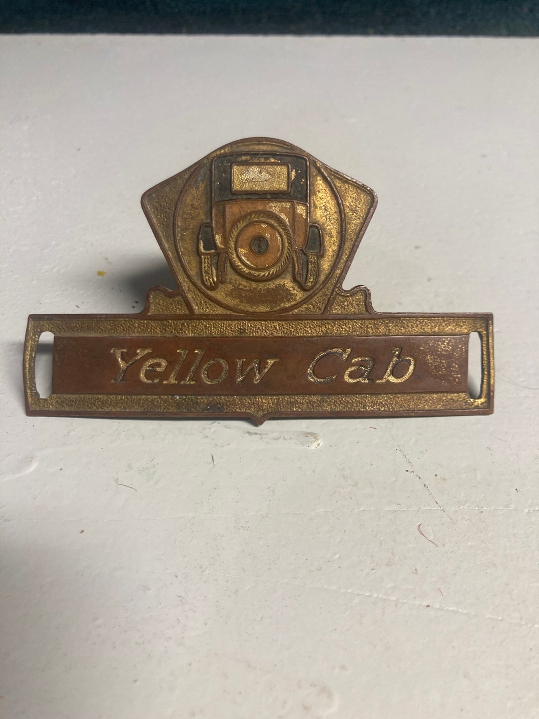 Yellow Taxi Hat Badge - Etsy