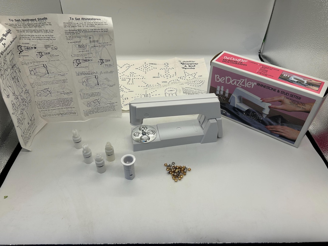 Original 1980s Bedazzler Rhinestone and Stud Setter With Box All ...