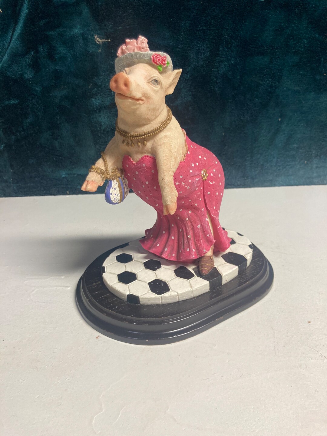 Pig in a Dress Figure - Etsy
