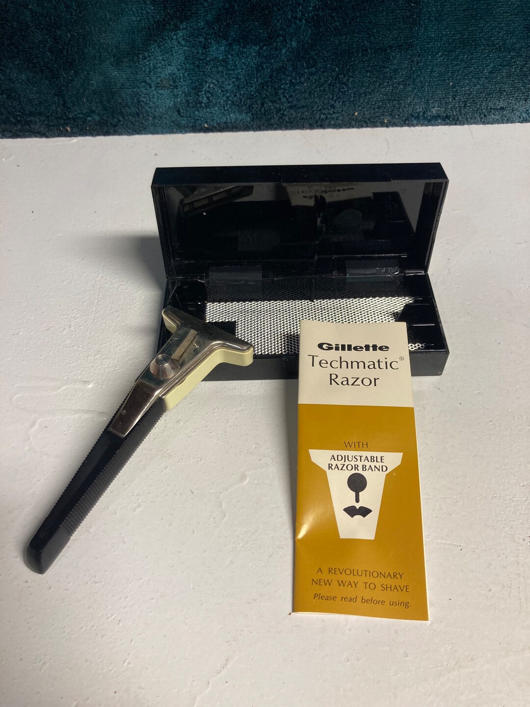 Gillette Techmatic Razor With Original Case - Etsy