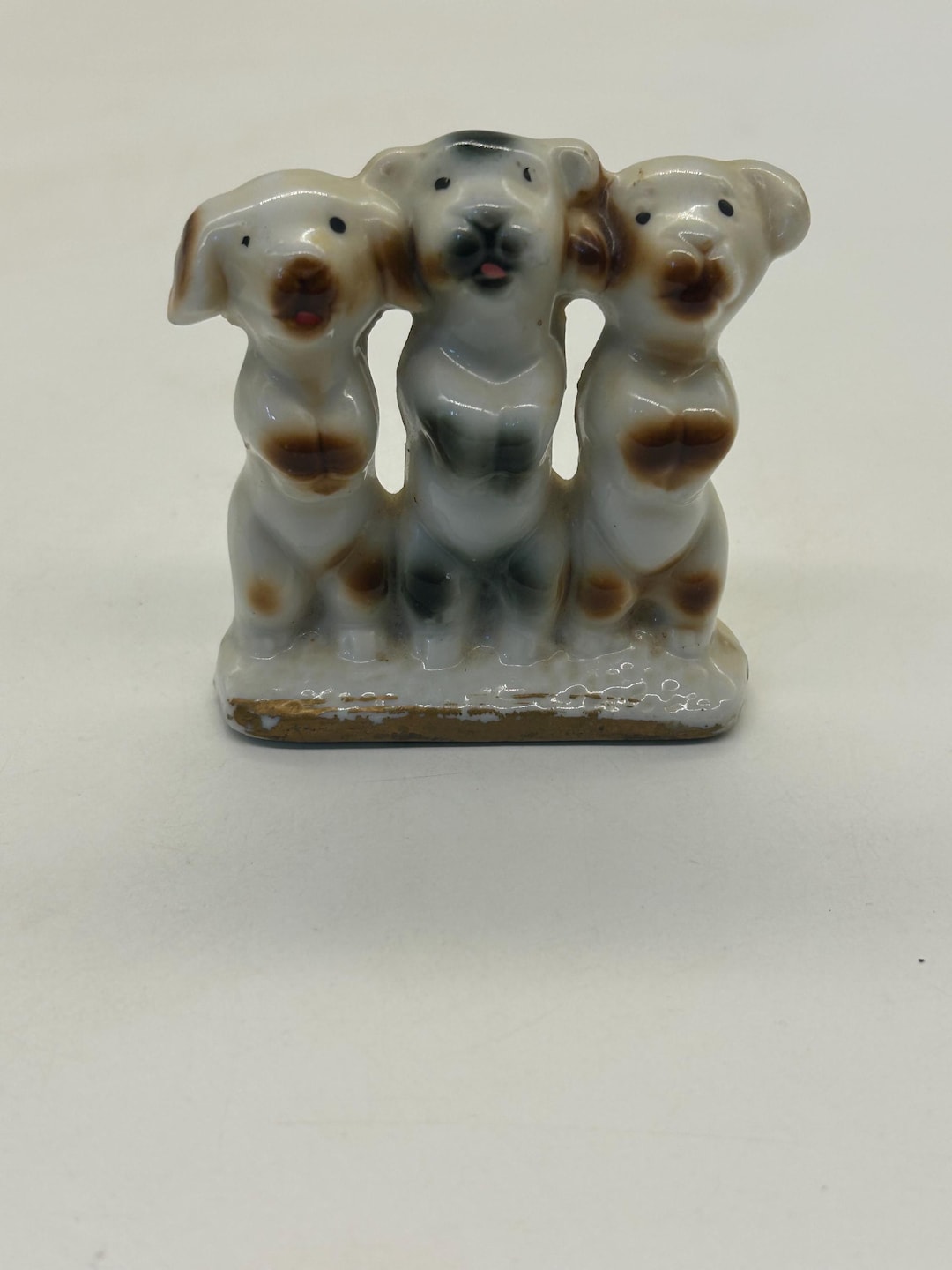 Porcelain Dog Figures Made in Japan - Etsy