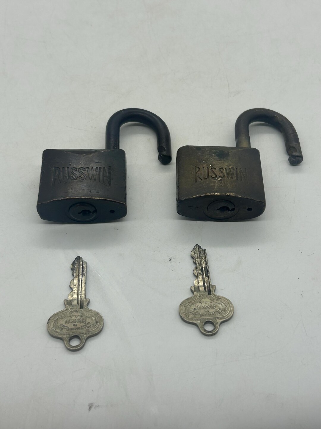 Hastings Nebraska Army Ammunition Plant Ruswin Brass Padlocks With Keys ...