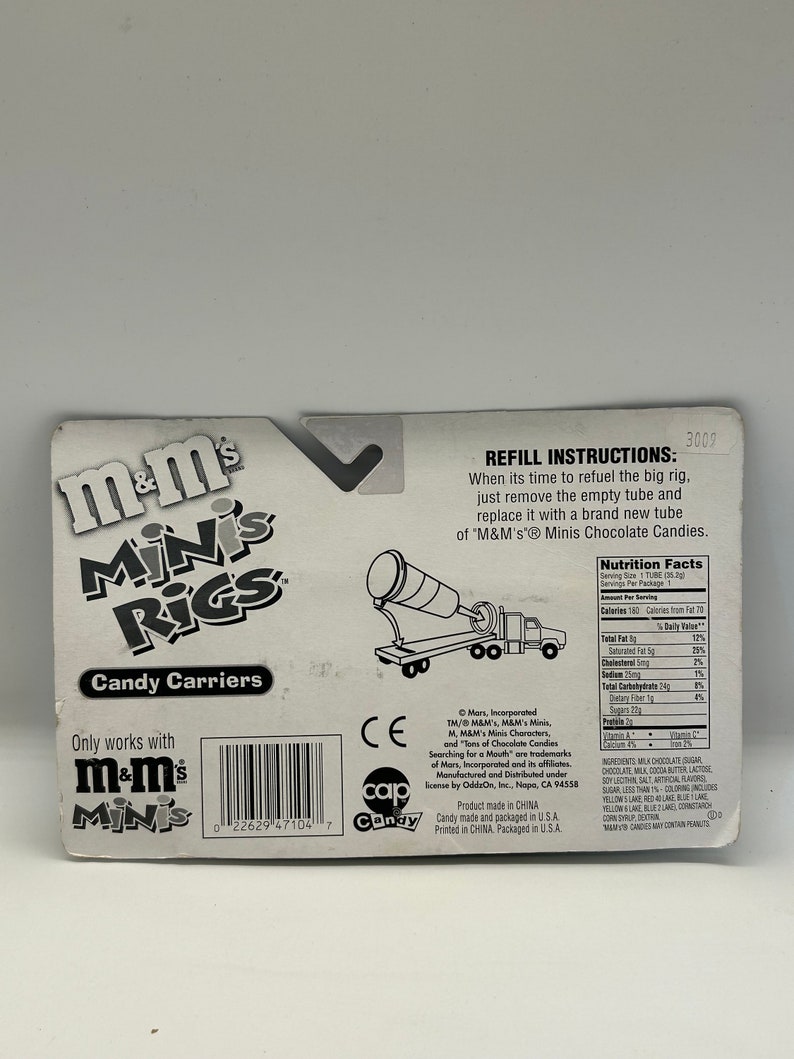M & M Brand Mini Rigs Original 1999 Packaging! - Etsy