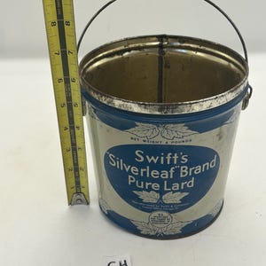 Swift Silverleaf Brand Pure Lard Chicago Ill. 4 Pound Tin - Etsy