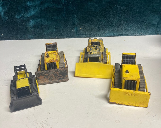 Tonka Dozer Group Metal Toys - Etsy