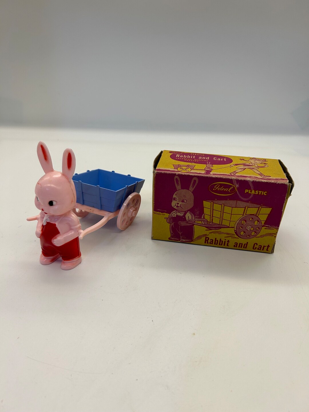Ideal Rabbit and Cart Toy in Original Box! Made is USA - Etsy