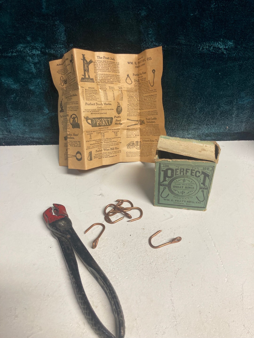 Perfect Shoat Rings With Cast Iron Plyers - Etsy