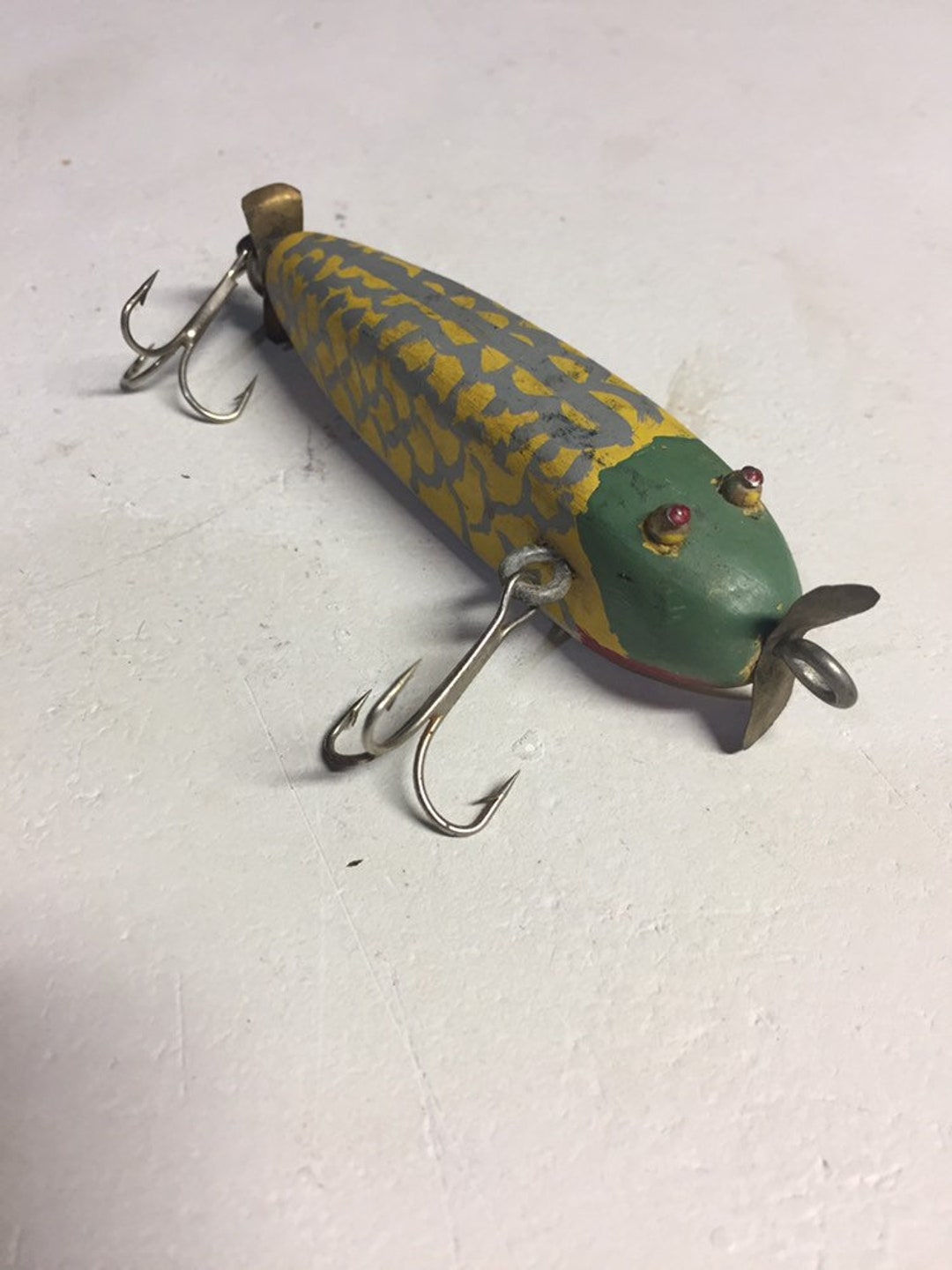 Folk Art Hand Painted Fishing Lure - Etsy