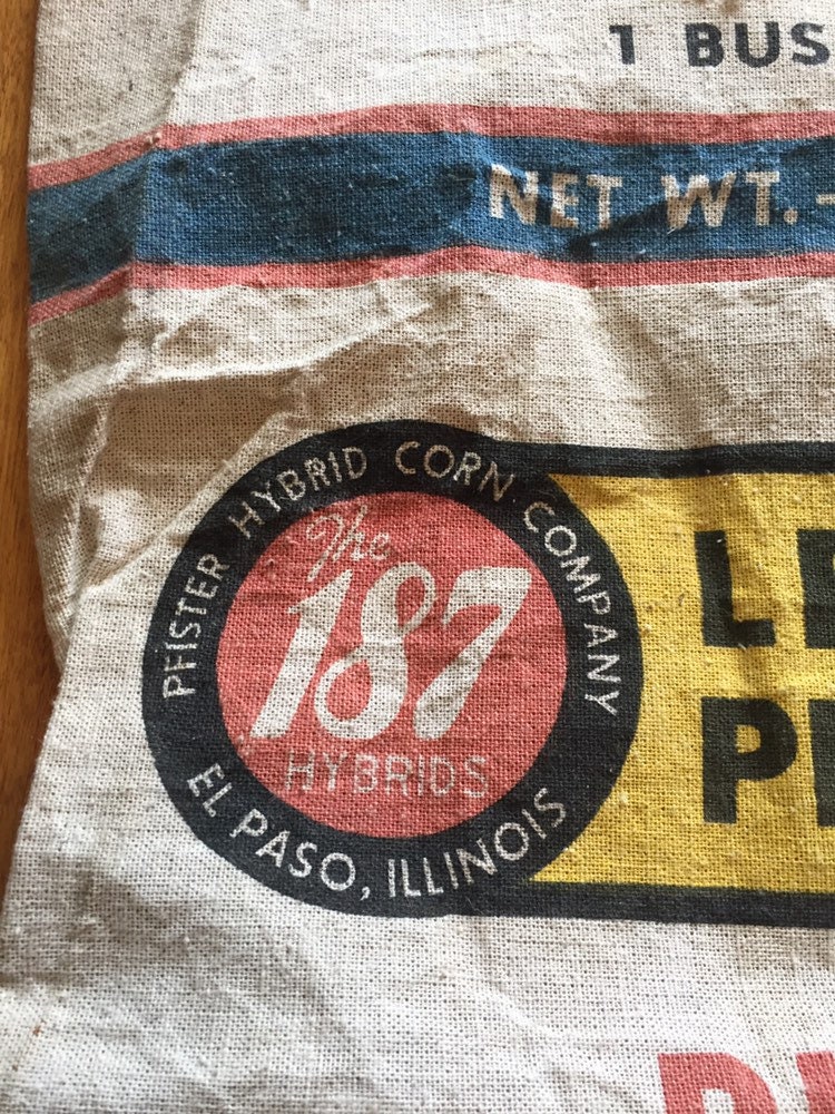Lester Pfister Pure Single Cross Seed Corn Sack - Etsy