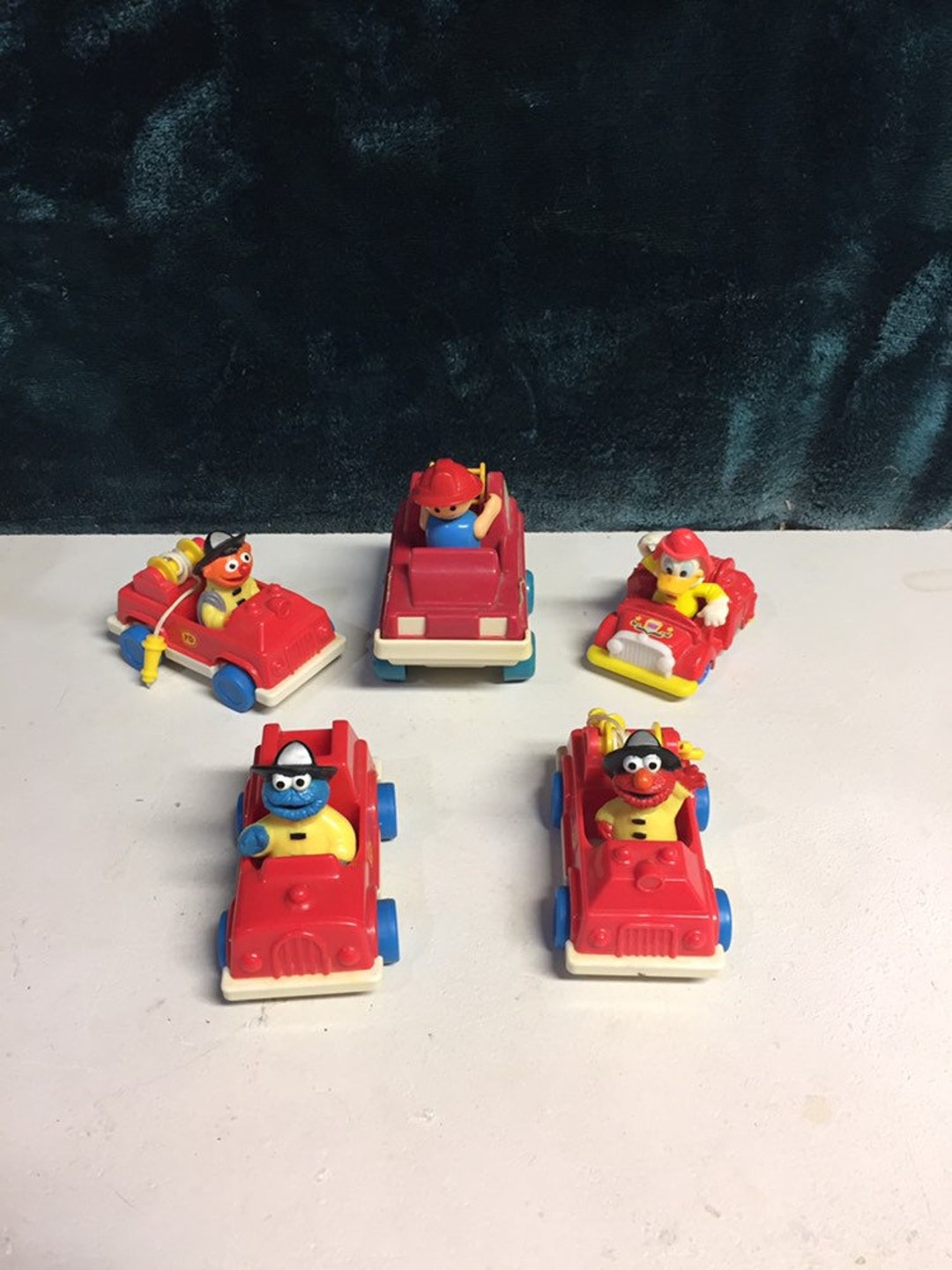 Disney Characters in Firefighters With Fire Trucks - Etsy