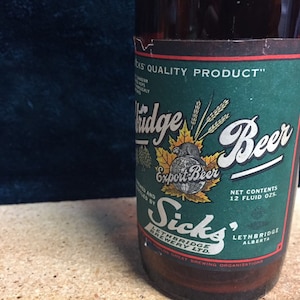 Lethbridge Canada Beer Bottle - Etsy