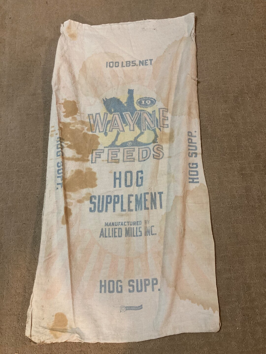 Wayne Feeds Poultry Feed Sack - Etsy