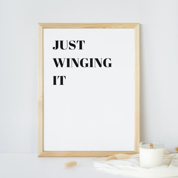 Just Wing It - Etsy