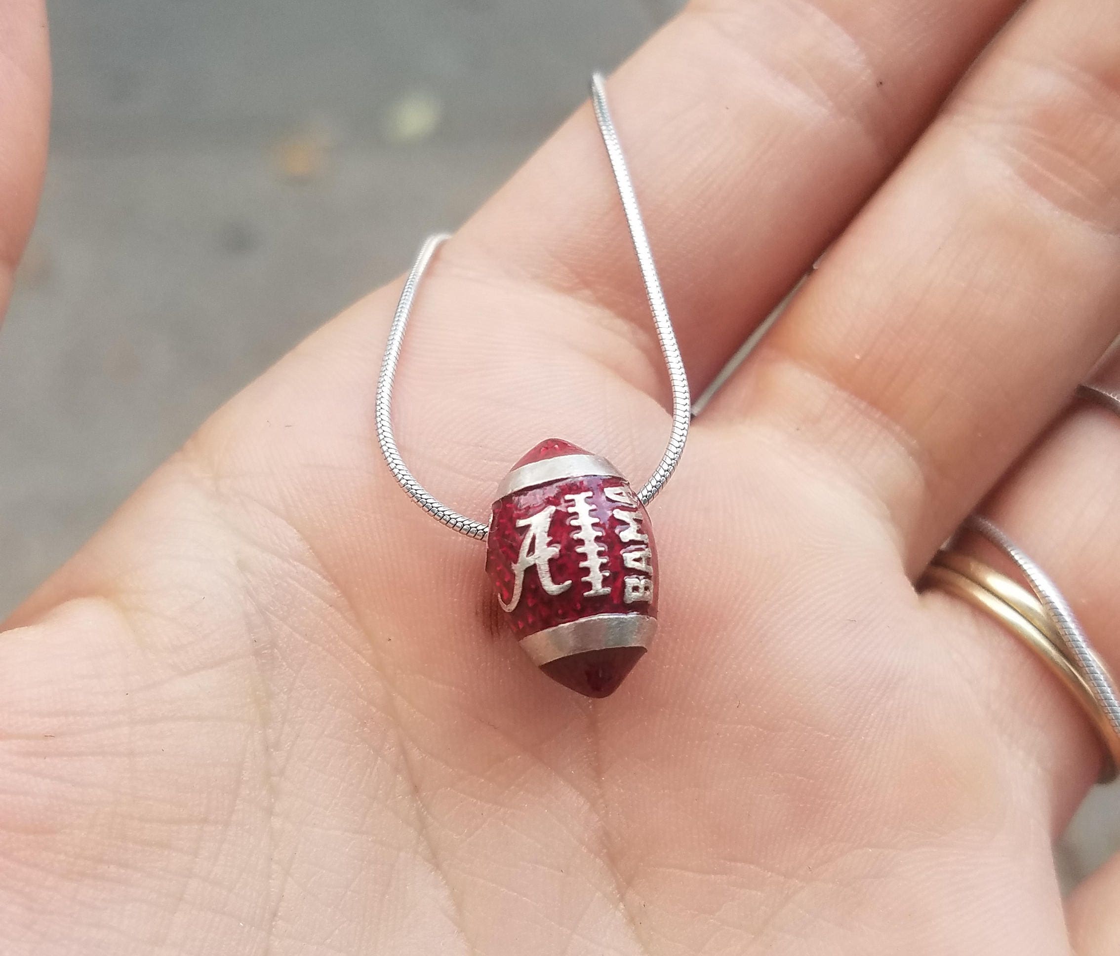 Alabama Football Pendant - Etsy