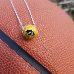 University of Iowa Hawkeye Basketball Pendant - Etsy
