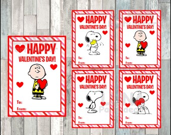 Peanuts valentine | Etsy