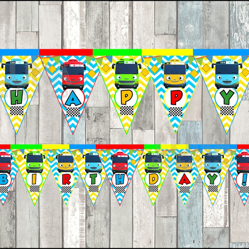 Tayo Birthday Party - Etsy