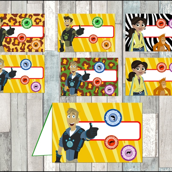 Wild Kratts Stickers - Etsy