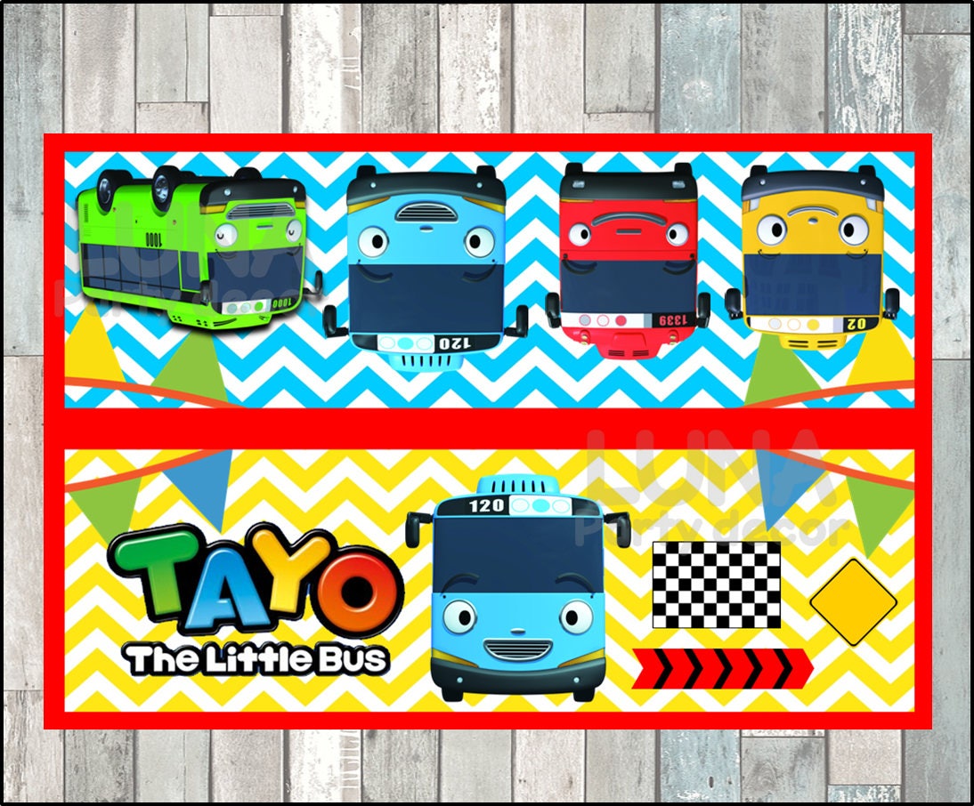 Tayo the Little Bus Toppers instant download Printable Tayo | Etsy