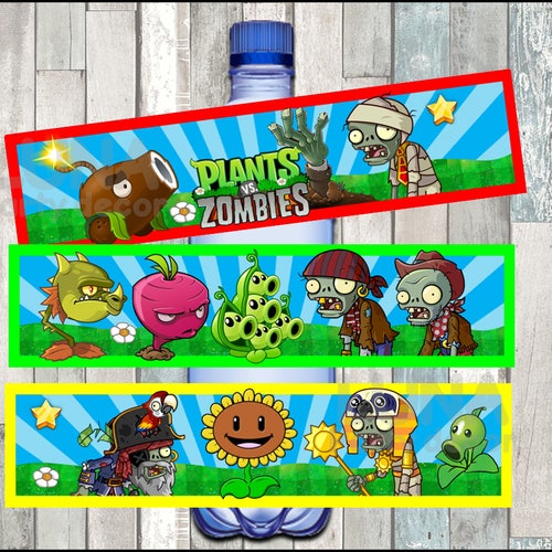 Plants Vs Zombies Food Tent Cards Instant Download Printable - Etsy