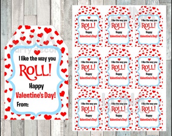 Valentine Printable, I LIKE the WAY You ROLL! Tootsie Roll Valentine ...