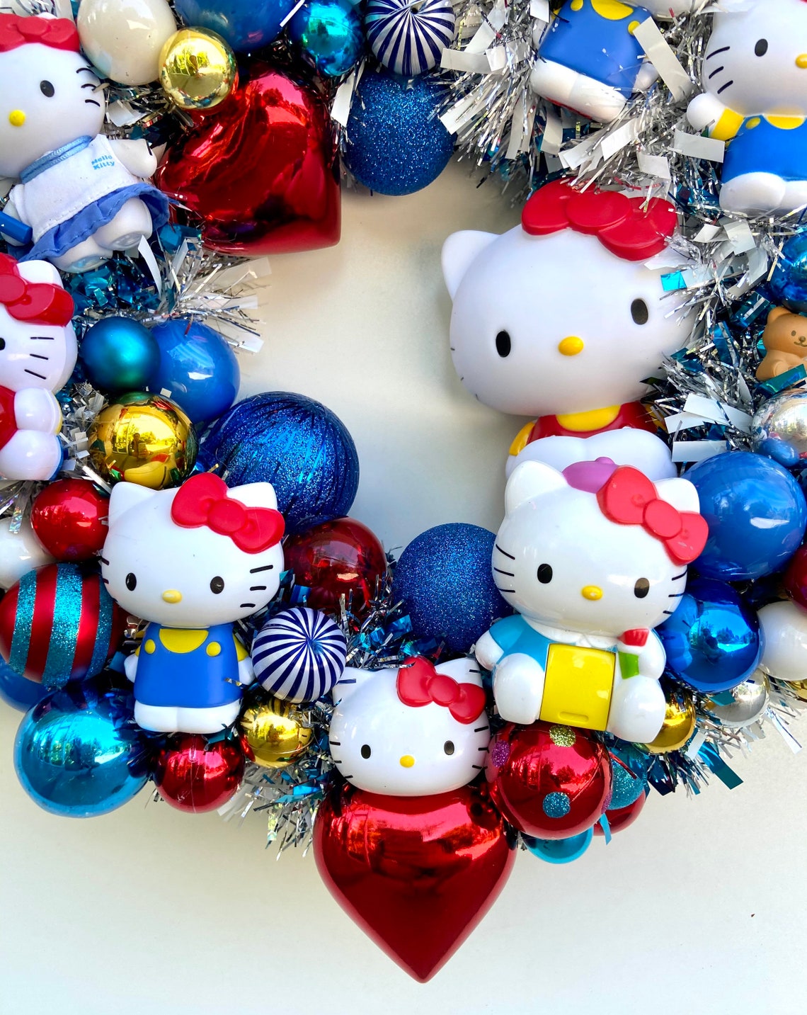 Hello Kitty Primary Colors. Classic Hello Kittys in red | Etsy