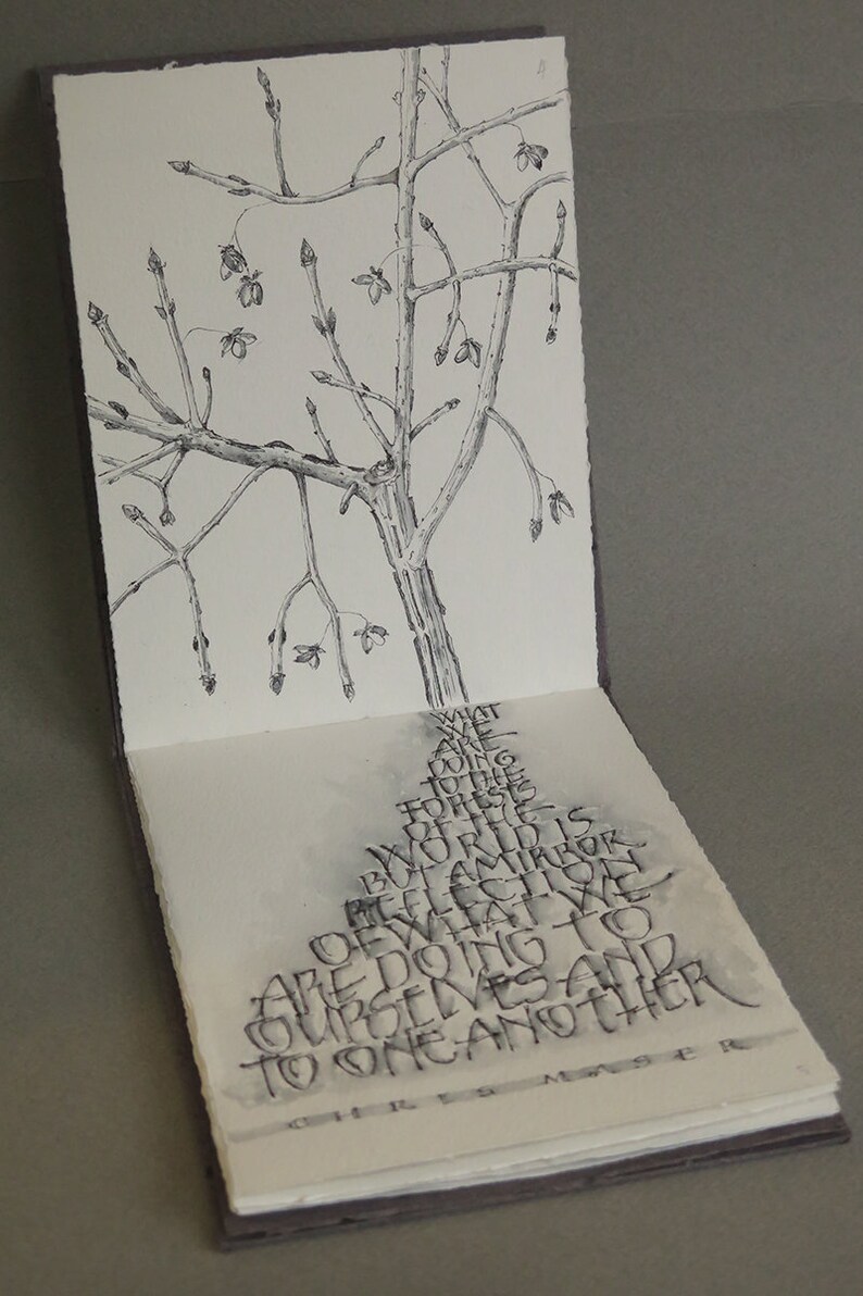 Branches, a Limited Edition Book of Drawings and Texts, All Done in Pen ...