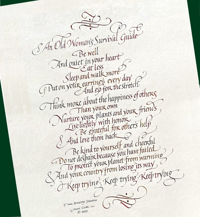 An Old Woman's Survival Guide Postcards - Etsy