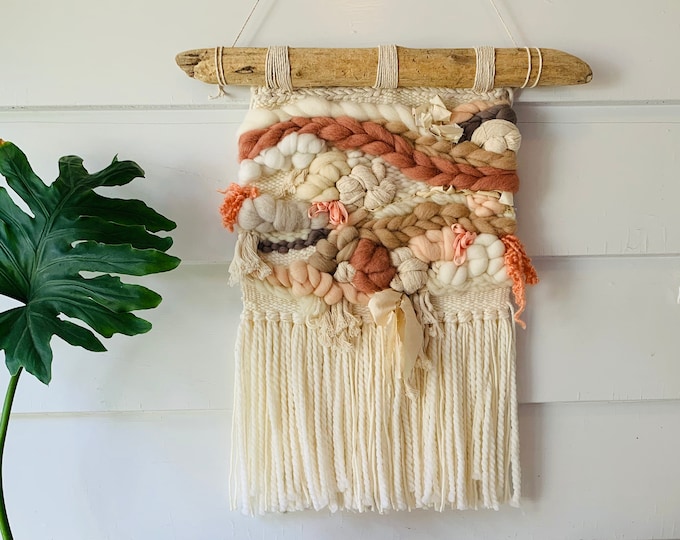 Large Woven Wall Hanging / Wool Tapestry / Woven Wall Art / Wall ...